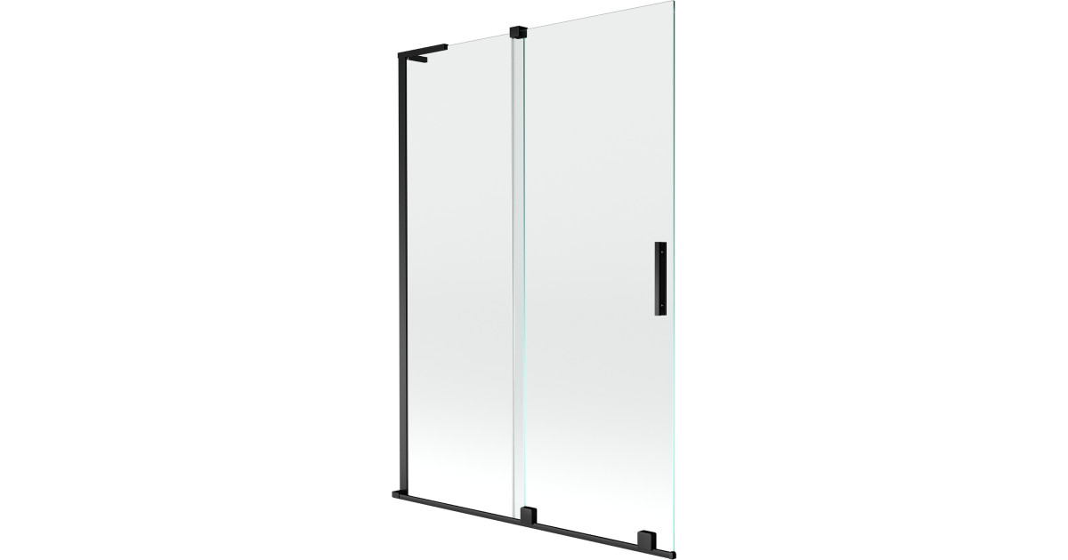 Mexen Velar L Bathtub Folding Screen, 2-Panel Sliding 120 x 150 cm ...