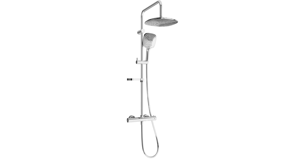 Surface-mounted shower systems