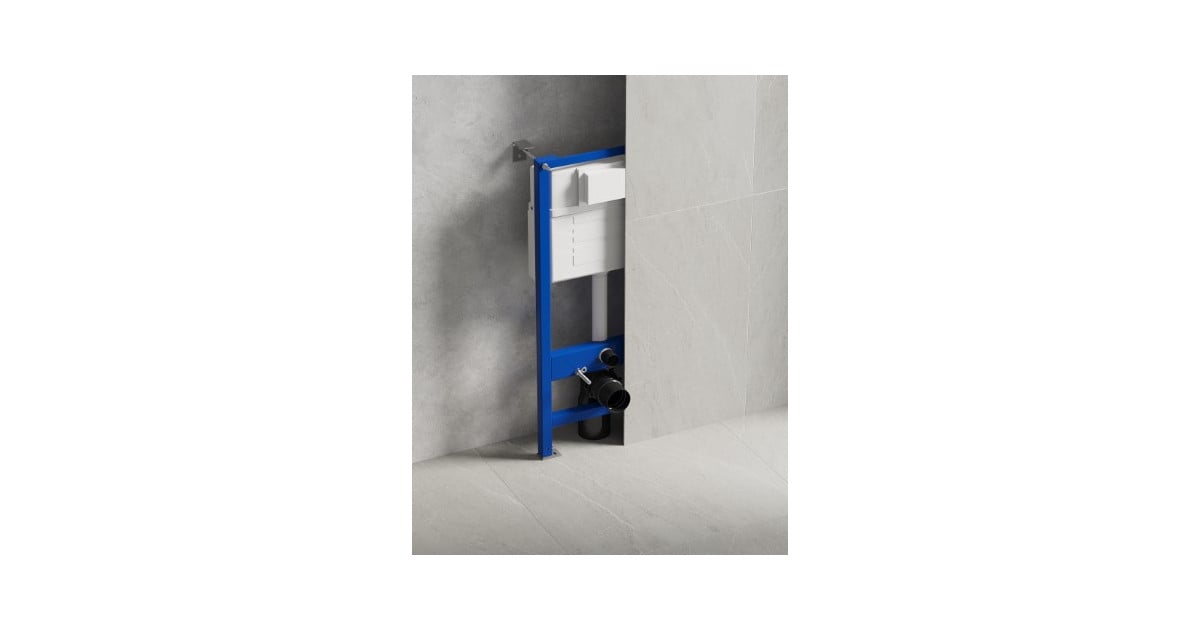 Concealed toilet frames